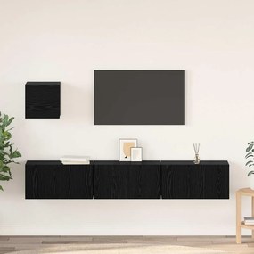 Sestava TV skříněk 4 ks Černý dub Kompozitní dřevo 3393148