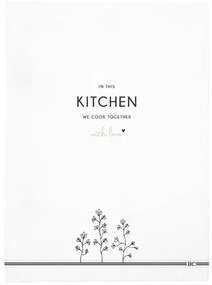 Kuchyňská utěrka BC 50x70cm bílá, vážky, 3 druhy (cena za ks)