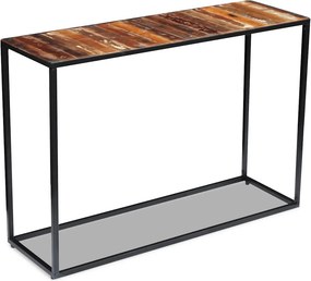Konzolový stolek masivní recyklované dřevo 110 x 35 x 76 cm 243337