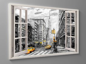 New york žluté taxi Rozměr: 150 x 100 cm
