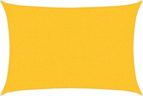 Plachta proti slunci 160 g/m² obdélník žlutá 2 x 2,5 m HDPE 311556