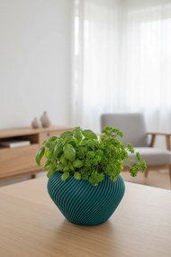 KVĚTINÁČ TORACE - S jedinečným designem, transformative teal