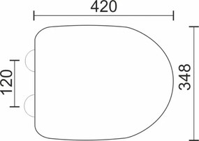 Novoterm WC prkénko NV-Retro Soft Close Duroplast