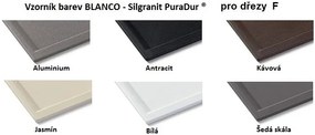 Granitový dřez Blanco AXIA III XL 6 S-F InFino šedá skála + skleněná krájecí deska a excentr 523527