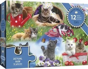 GIBSONS Puzzle Skládáme spolu: Kočky / 12 dílků