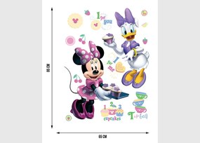 Dětská samolepka na zeď Disney Minnie a Daisy | 65 x 85 cm | DDK856