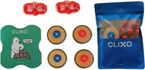 Clixo Wheels - 4 kola a 2 spojky  Magnetická stavebnice / 6ks / od 4 l