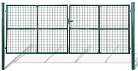 vidaXL Zahradní brána z pletiva 415 x 200 cm / 400 x 150 cm