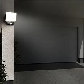 Solight LED reflektor Quick se sensorem černá / 10W / 850lm / 4000K /