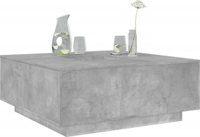 Konferenční stolek betonově šedý 100x100x40 cm kompozitní dřevo 3284052