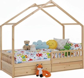 Postel Montessori BIANKA, 90x200, masiv přírodní Kondela 0000396818