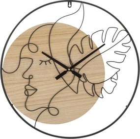 Nástěnné hodiny Elegant B 60 cm hnědé/černé