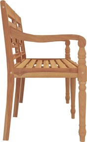 Lavice Batavia 150 cm masivní teakové dřevo 319147