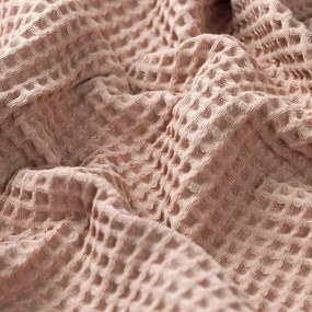 Vaflové ručníky a osušky - meruňková - GOTS Velikost: osuška 70 x 140