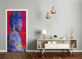 Samolepící fototapeta na dveře Abstrakde budha 95x205 cm