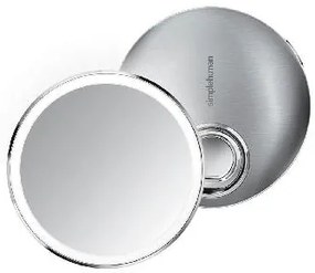Simplehuman Kosmetická zrcadla - Kapesní kosmetické zrcátko Sensor Compact, kartáčovaná nerez ST3045