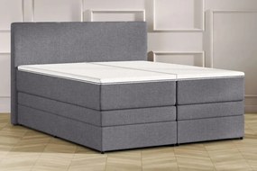 Kontinentální postel Emma Premium boxspring 200x180 (typ II), tm. šedá (sawana 21)