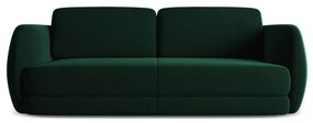 Dvoumístná pohovka kaira 220 x 104 cm zelená MUZZA