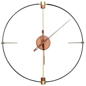 Dekorativní kovové nástěnné hodiny v moderním minimalistickém stylu