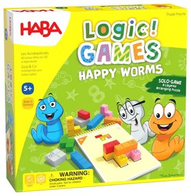 HABA Logic! Games Happy Worms - Logická hra pro děti od 5 let