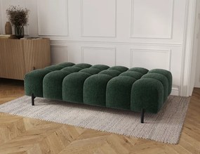 Ferivo prošívaná taška na nohách, tmavě zelený samet