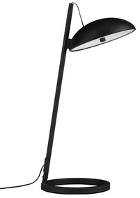 Designová stolní lampa Flute černá