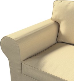 Potah na pohovku IKEA  Ektorp 2-místná, nerozkládací barva béžová látka lesklé, pletený vzor