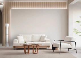 Hanah Home Třímístná pohovka ETI dub bílá 220 cm