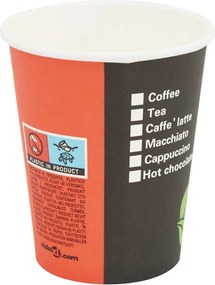 Jednorázové kelímky na kávu 1000 ks 240 ml 30085