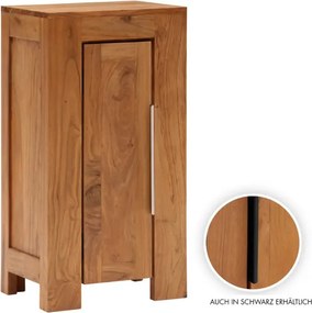 furniture-nabytek.cz - Koupelnová skříňka Osbon - Stříbrné kovové úchytky