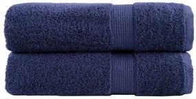 Prémiové ručníky SOLUND 2 ks tmavě modré 50x100 cm 600 g/m² 137257