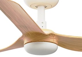 FARO 33821WT - Stropní ventilátor MINI PUNT S hnědá/bílá pr. 90 cm WT + DO