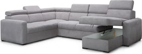 Casarredo - Komfort nábytek Rozkládací sedací souprava do U SELECT pravá, látky A1 | barva: N12 bílá,potah: neat 81