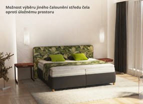 NEW DESIGN postele Postel BOTANICA s úložným prostorem, 160×200 cm Velikost postele: 160 × 200 cm