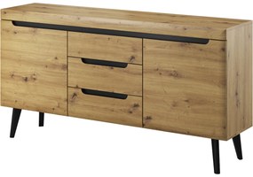 Nábytek do obývacího pokoje NARDI 1 dub artisan / černý