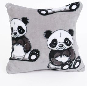 MK Lůžkoviny Povlak na polštářek mikroplyš Exclusive 40 x 40 cm - Panda
