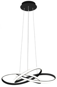 Toolight - LED závěsné svítidlo APP814-CP + dálkové ovládání, černá, OSW-04025