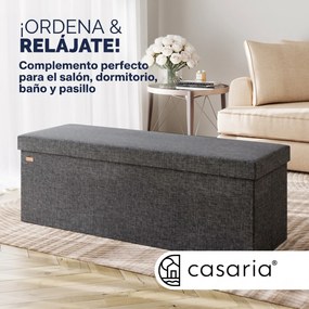 Lavice s úložným prostorem tmavě šedý 115x38x38cm s úložný prostor skládací