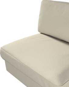Potah na neskládací křeslo IKEA Kivik barva béžová látka pletený vzor