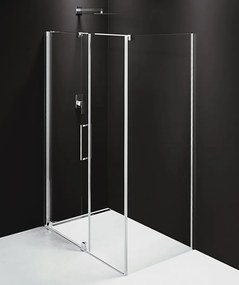 Polysan Sapho, ROLLS LINE obdélníková sprchová zástěna 1400x800 mm, L/P varianta, čiré sklo