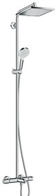 Hansgrohe Crometta E - Showerpipe 240 1jet s vanovým termostatem, chrom, HAN-27298000