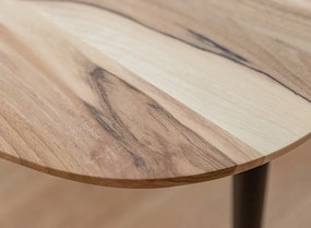Bílý nábytek Konferenční stolek Avokádo, ořech, masiv