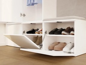 Předsíňová stěna Haga 1Sz1W 100 cm bílá