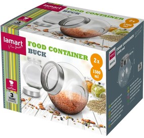 Lamart LT6048 2dílná sada dóz Buck, 1500 ml, 1,5 l