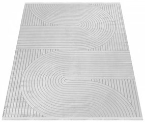Vopi | Kusový koberec Style 8902 silver - 80 x 250 cm