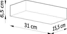 Sollux Lighting Nástěnné svítidlo keramické TAUGAN
