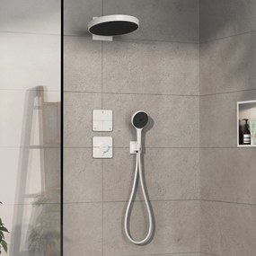 Hansgrohe ShowerSelect Comfort Q, termostat pod omítku pro 1 spotřebič a další výtok, bílá matná, HAN-15589700