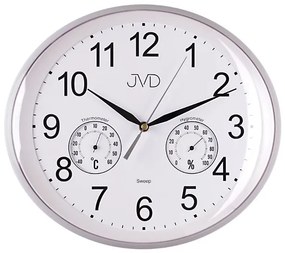 Nástěnné hodiny JVD HTP64.1 s vlhkoměrem a teploměrem