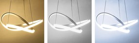 Toolight - LED stropní svítidlo + dálkový ovladač APP392-CP, bílá, OSW-06908