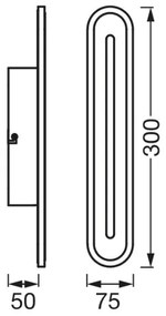 Ledvance-LED Stmívatelné koupelnové svítidlo SMART+ BATH LED/13W/230V IP44 Wi-Fi